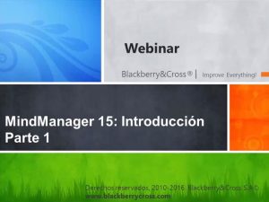 MindManager 15 introducción por BBCross